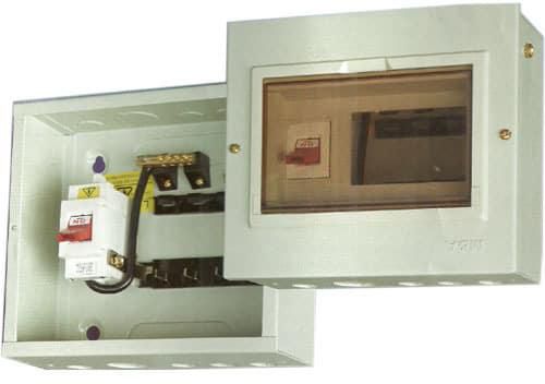 A & B D6 Distribution Board single phase - XP Electric